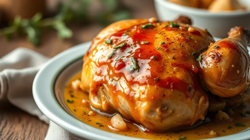 3‑Ingredient Slow Cooker Roast Chicken with Pan Juices - dailydishy.com