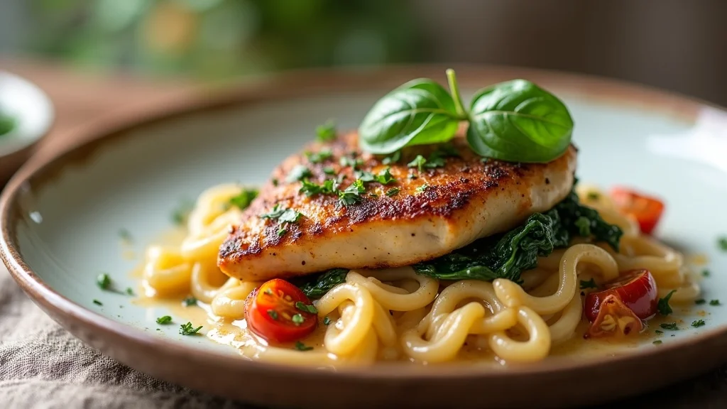 One‑Pan Creamy Tuscan Chicken with Spinach and Sun‑Dried Tomatoes ...