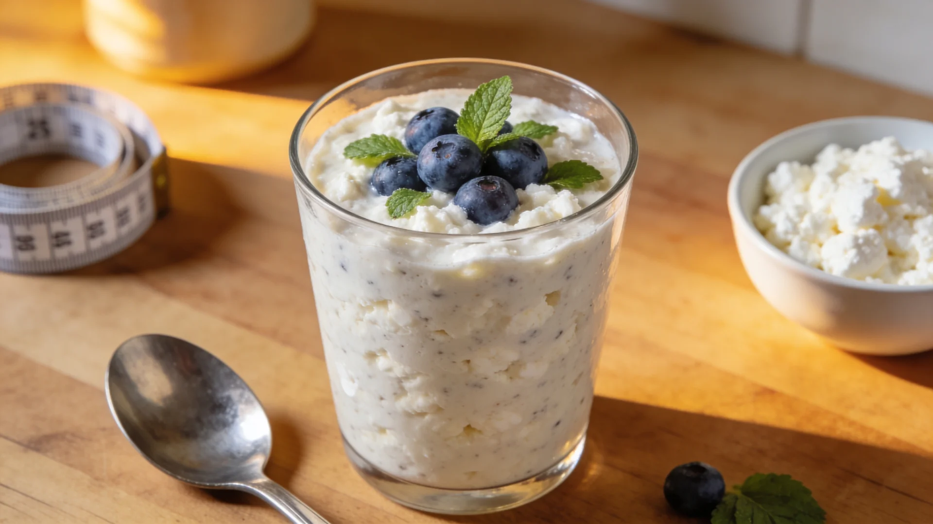 Cottage Cheese Smoothie — High Protein Low Calorie